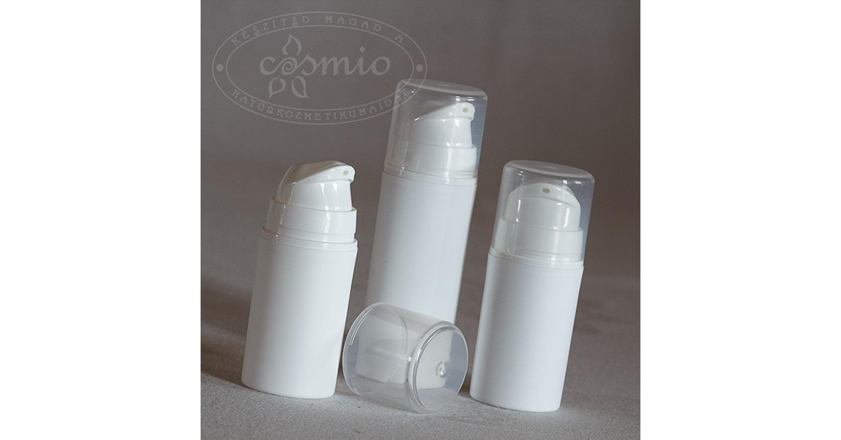Fehér, airless krémadagoló - Cosmio Natúrkozmetikai Szakáruház